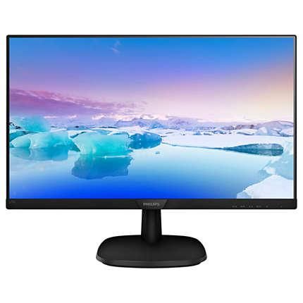 Монитор 27дюйм 273V7QJAB 00/01 черн. IPS LED 4ms 16:9 HDMI M/M матов ...